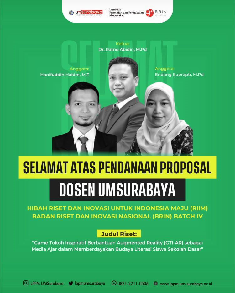Ratno Abidin dan Endang Suprapti Lolos Pendanaan Hibah RIIM BRIN Batch ...
